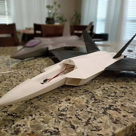 🛩️ RC F-22 50mm EDF Jet・3D Print with the Ender 3 KE 3D printer・Cults