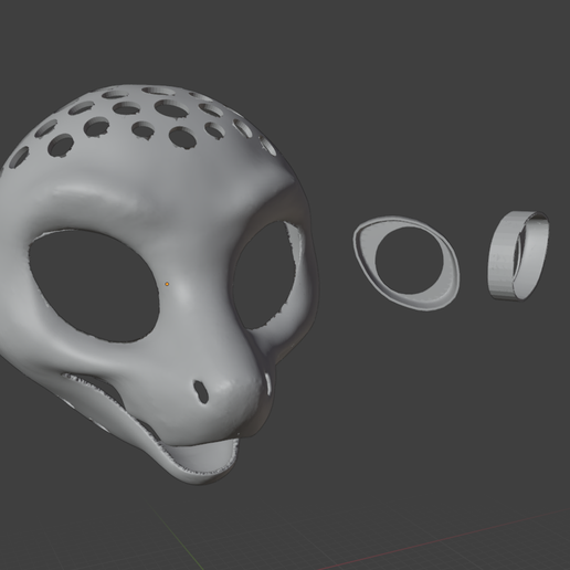 🐉 Novabeast STL Fursuit Head Base・ 3D File for 3D printing・Cults