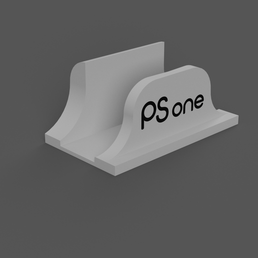 🕹️ PS one Vertical Stand・ 3D File for 3D printing・Cults