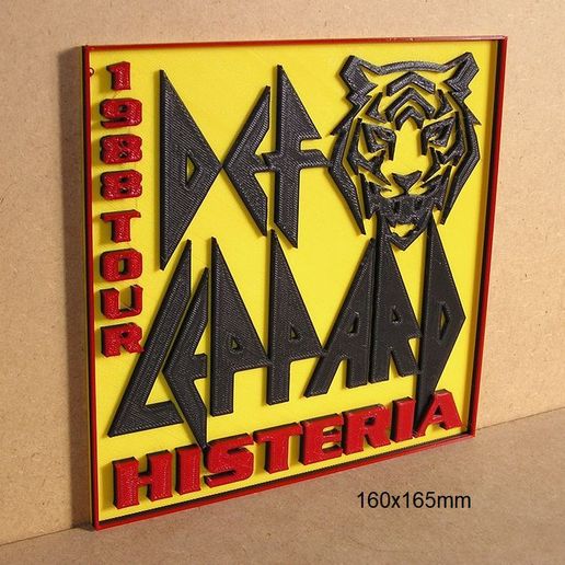 Fichier STL Def Leppard is a British hard rock and glam metal band ...
