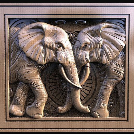 STL file Elephant CNC 🐘 ・Design to download and 3D print・Cults