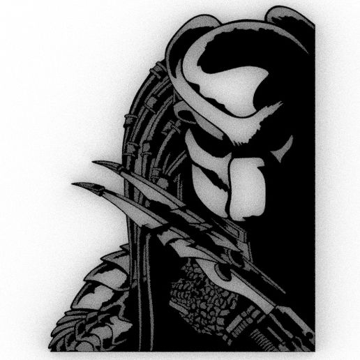 predator helmet drawing