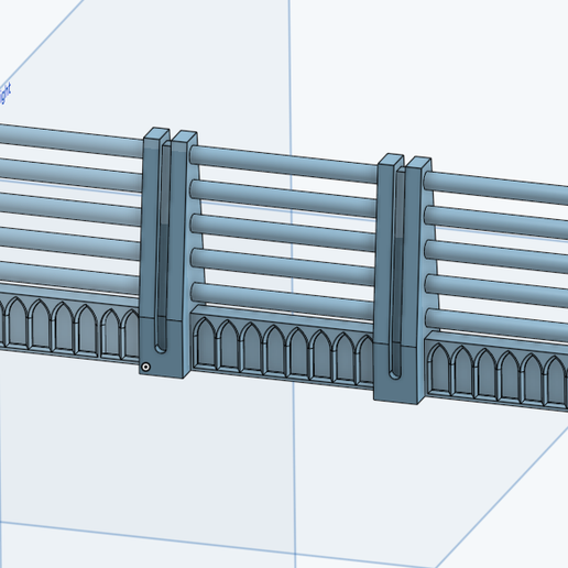 Free STL file Gothic Grati Barriers ⚔ ・3D printable design to download ...