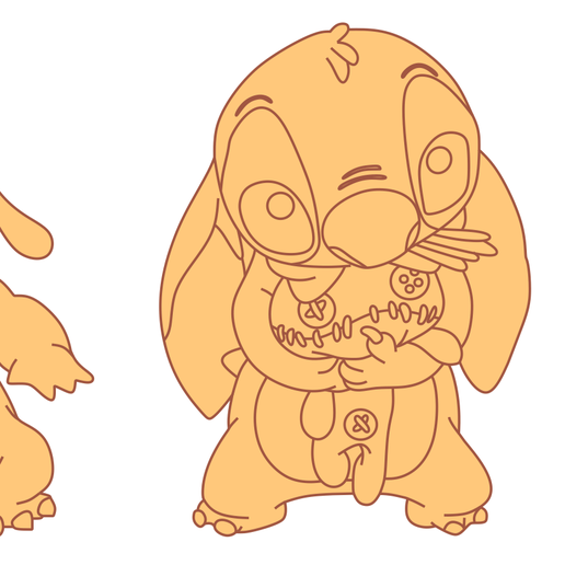 🖼️ Laser Cut Vector Pack - 20 Lilo & Stitch Figures・ 3D File for 3D ...