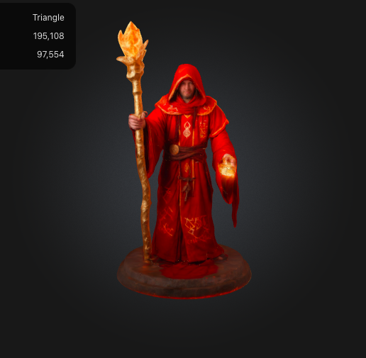 cloaked fire wizard