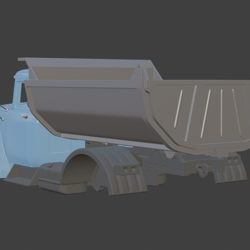 🚚 ZIL 130 RC body 1/10 2in1 chassis 4x4 Dump 6x6 Flatbed・ STL File for ...