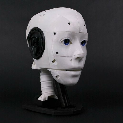 🤖 EZ-inMoov Robot Head・Free STL File for 3D printing・Cults