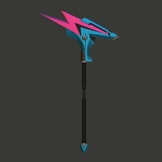 🪓 MR. BEAST 6000 Fortnite PickAxe・ STL File for ・Cults
