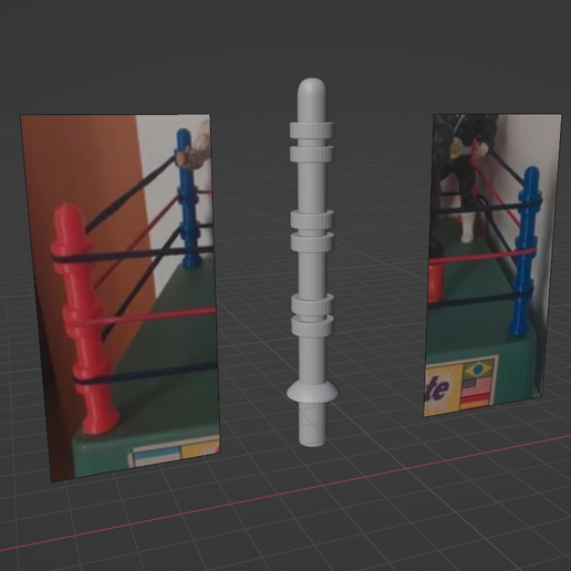 Archivo 3D Postes Ring Lucha Fuerte 💍 ・Objeto imprimible en 3D para ...