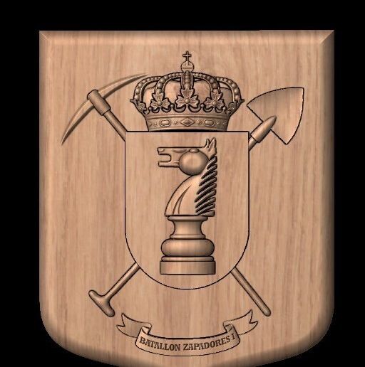 🪖 SAPPERS EMBLEM・ STL File for 3D printing and CNC machining - Laser ...