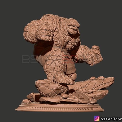 🦾 The Thing High Quality - Fantastic Four - Marvel Comic・ STL File for ...