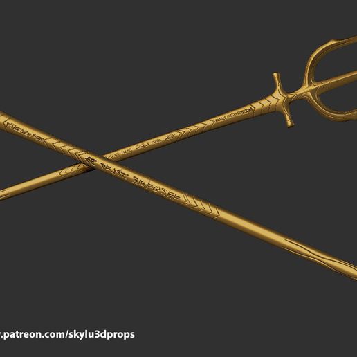 🤴 King Atlan Trident 3D Print STL 3D print model・ STL File for 3D ...