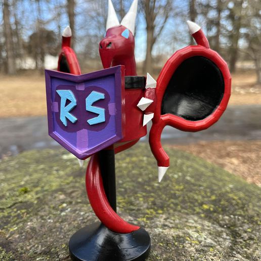 🐉 Leagues 5 Dragon Trophy Raging Echoes Old School Runescape OSRS・ STL ...