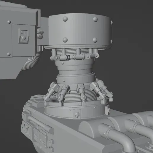 🎲 Mini Warhound Titan - Alternate Arms・ STL File for 3D printing・Cults