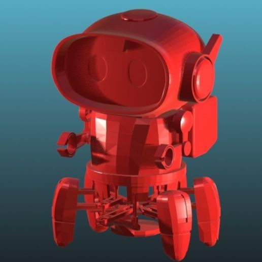 STL file Robot 06 🤖 ・Model to download and 3D print・Cults
