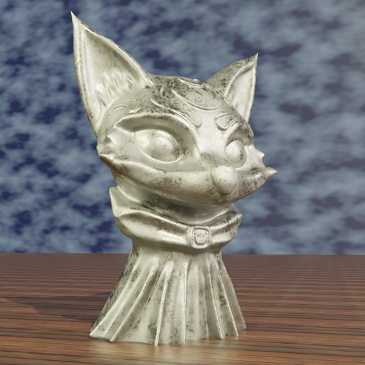 🦊 Kitsune Fox Pendant & Figurine・ STL File for 3D printing・Cults