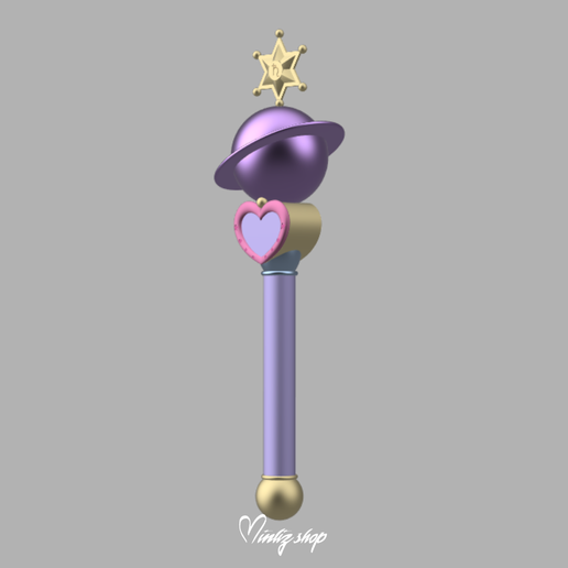 🖊️ Sailor Saturn Transformation Lip Rod / Pen・ 3D File for 3D printing ...