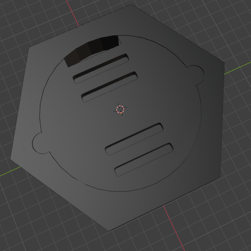 ⚽ Hexagonal Medallion・ STL File for 3D printing・Cults