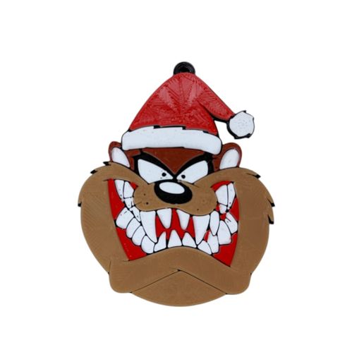 3D printer Christmas Tree Ornament Taz Theme • made with CR6 SE・Cults