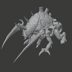 3D file Bio Artillery Bug - Space Bugs 🧨 ・3D printing design to ...