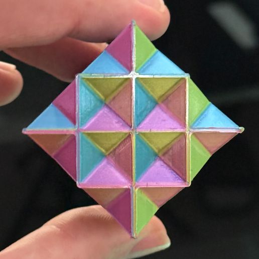 🎚️ Stella Octangula Fractal - Level 1 (No Supports)・Free STL File for ...