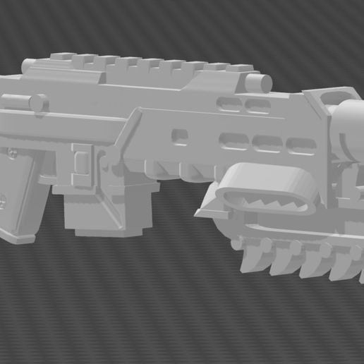 🎲 M41 Laser Rifle With Rotor bayonet・Free 3D File for ・Cults