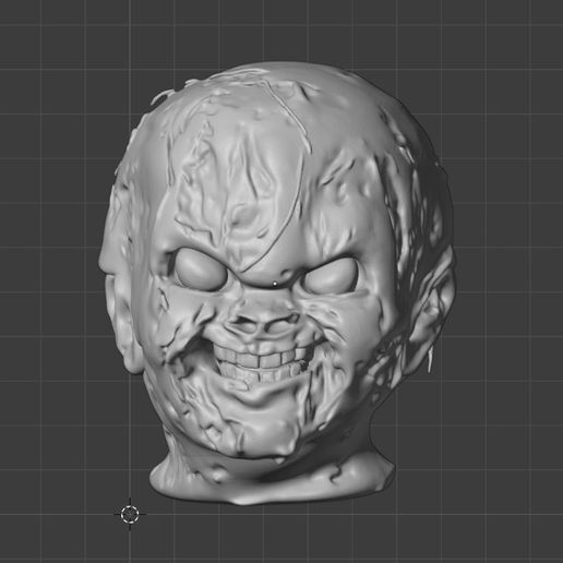 📁 Chucky Head - STL FILE・ STL File for 3D printing・Cults