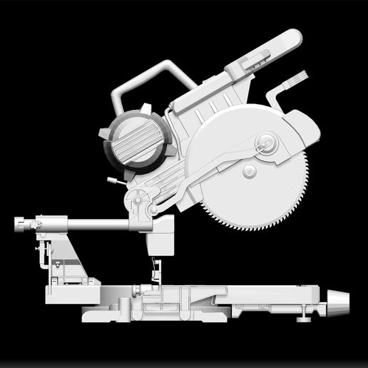 STL file Electrica Circular Sierra Mesa 3D Print Model - Circular Saw ...