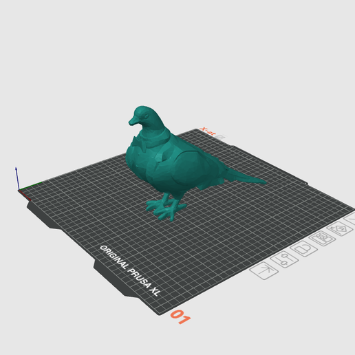 🐦 Pigeon costume figure・ STL File for 3D printing・Cults