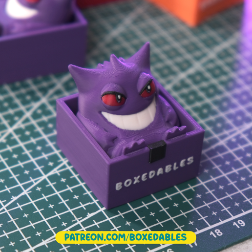 🎨 Gengar - Boxedables [Fan Art]・ STL File for 3D printing・Cults