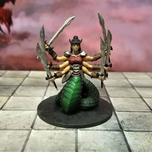 😈 Marilith・Free STL File for 3D printing・Cults