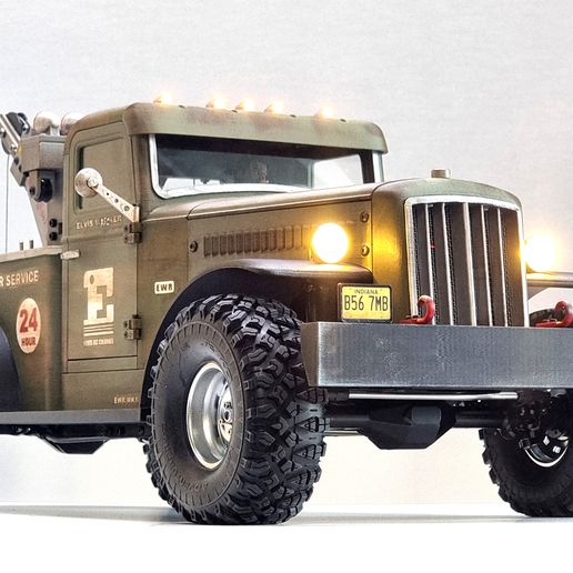 ⚽ EWR Mk1 "WORKRIG"_Wrecker _1/10 RC Body and Chassis・ 3D File for 3D ...