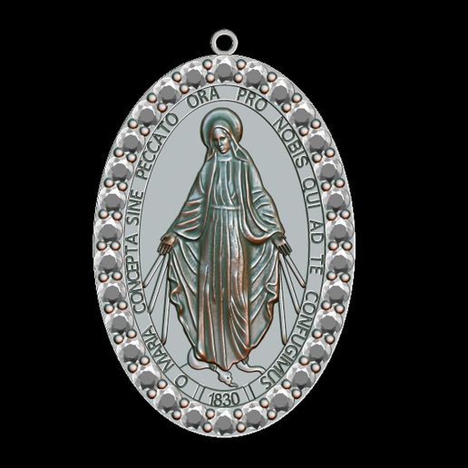 💫 miraculous Mary Model・ STL File for 3D printing・Cults