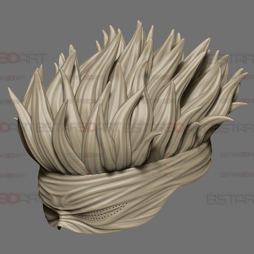 👁️ Gojo Saturo Eye Mask With Hair - jujutsu Kaisen Cosplay・ 3D File for ...