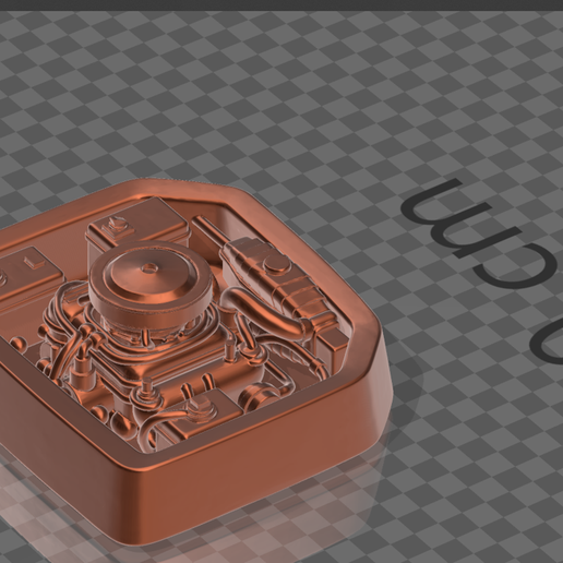 🔥 Classic Muscle Car Engine 1/64 with Framed Structure / Classic Muscle ...