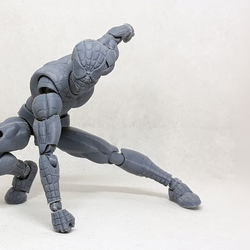 🕷️ SPIDER MAN 1/12 articulated action figure・ 3D File for ・Cults