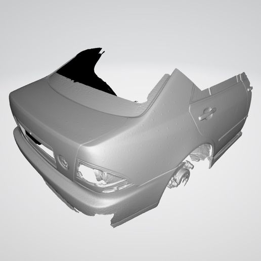 🚗 1998-2005 Toyota Altezza Trunk+Rear Fender 3D scan・ STL File for 3D ...