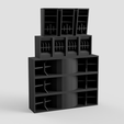 STL file SOUNDSYSTEM SPEAKERS WALL MINIATURE (HIGH DETAILS) 🔉・Design to ...