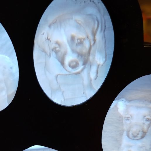 STL file Dog Paw Lithophane 🐕 ・3D printing design to download・Cults