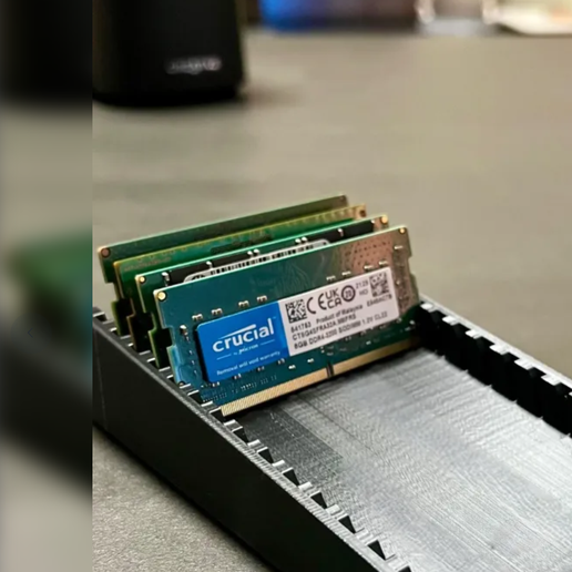 📓 notebook pc ddr 2-3 ram memory stand holder easy printing・ STL File ...