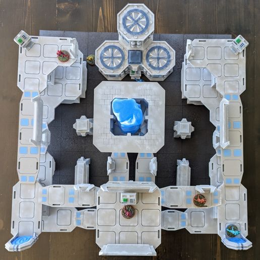 😇 Sci-Fi Generator Arena Terrain Collection - 28mm 32mm Wargaming ...