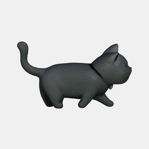 STL file Miniature cat figurine 🐱 ・Model to download and 3D print・Cults