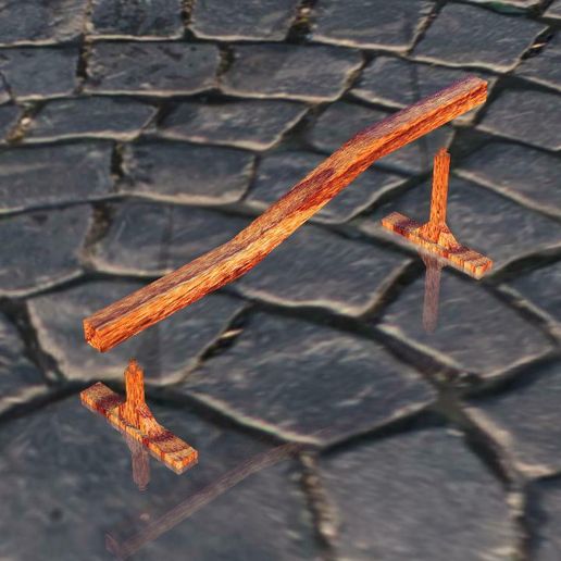 🎲 Fingerboard Kinked Rail・ STL File for ・Cults