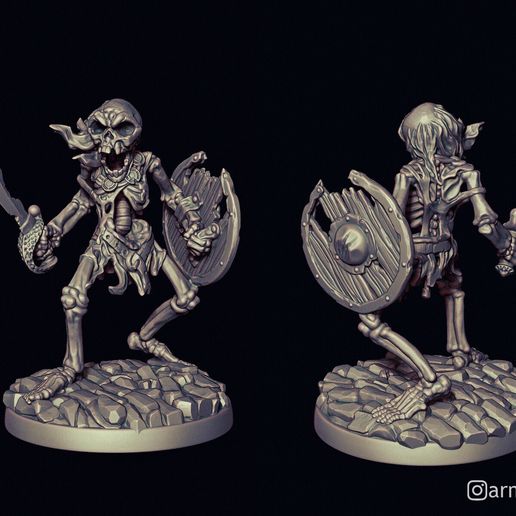 3D file Crazy Skeletons - Skeleton 02 💀 ・Design to download and 3D print・Cults