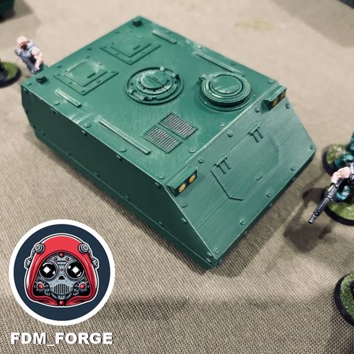 🪖 GRIM113 Grimdark Spacenam M113 APC proxy [FDM FRIENDLY, SUPPORTLESS ...