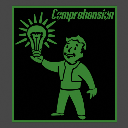👽 FALLOUT 3 PERKS WITH DESCRIPTION・ 3D File for ・Cults