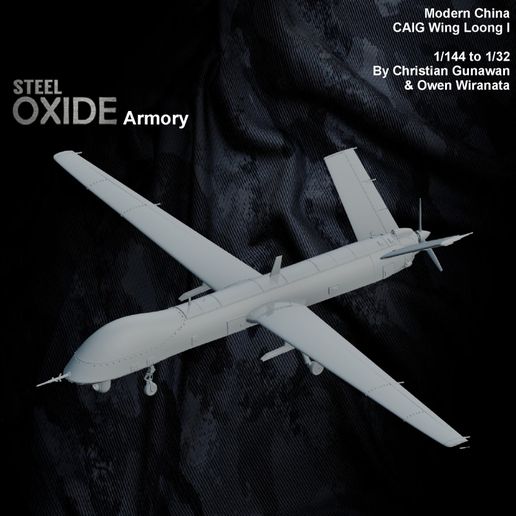 🇨🇳 China CAIG Wing Loong I UAV・ STL File for 3D printing・Cults