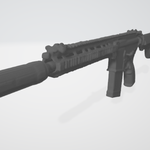 🦸 XM7 rifle for action figures・ STL File for 3D printing・Cults