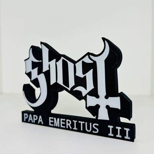 👻 8x GHOST (BC) Logo Display NAME BUNDLE by MANIACMANCAVE3D・ STL File ...