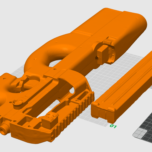🔫 FN P90 DUMMY REPLICA.・ STL File for 3D printing・Cults